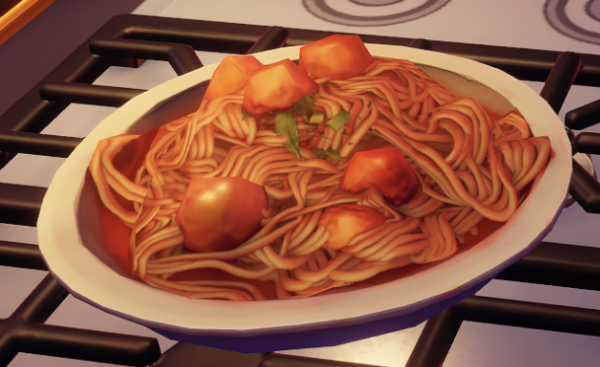 Disney Dreamlight Valley: Food in the real world! Spaghetti Arrabbiata